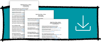Digital mood ring python | Planning