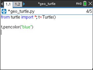 Python Turtle module | Download | Texas Instruments